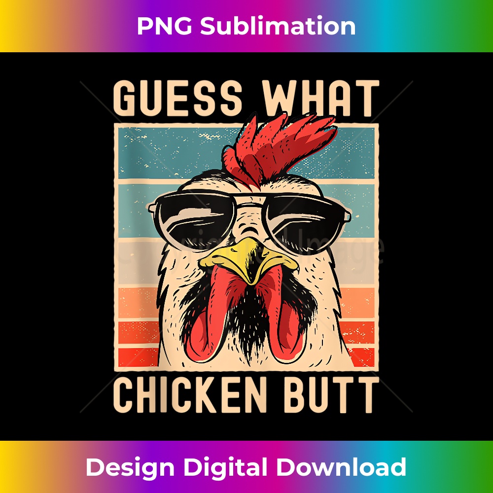 Chicken Meme Design Guess What Chicken Butt Tank Top - Slee | Inspire ...