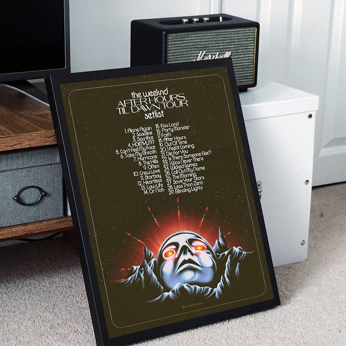 The Weeknd Poster, The Weeknd After Hours Til Dawn Tour Post | Inspire ...