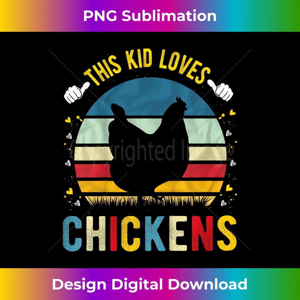 Kids This Kid Loves Chickens Boys and Girls Chicken Gift - C | Inspire ...