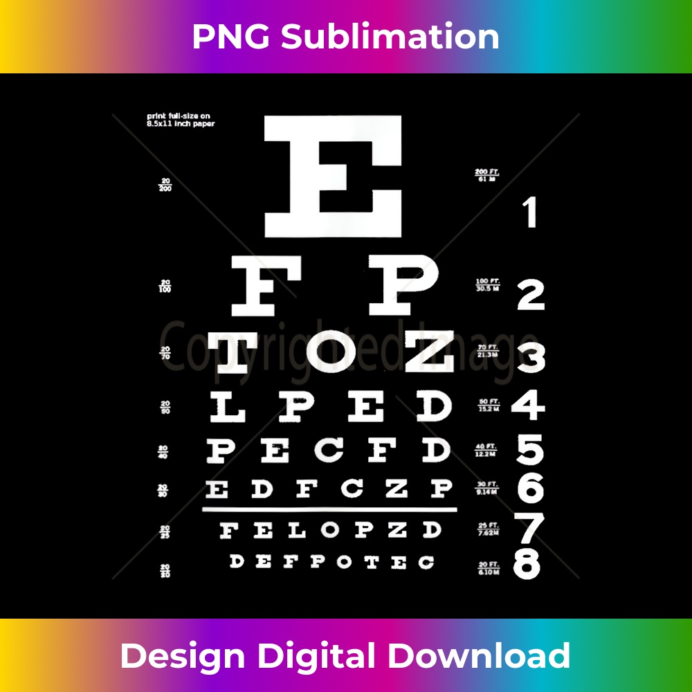 Eye Chart T , Optometrist , Snellen Chart - Futuristic PNG S - Inspire ...