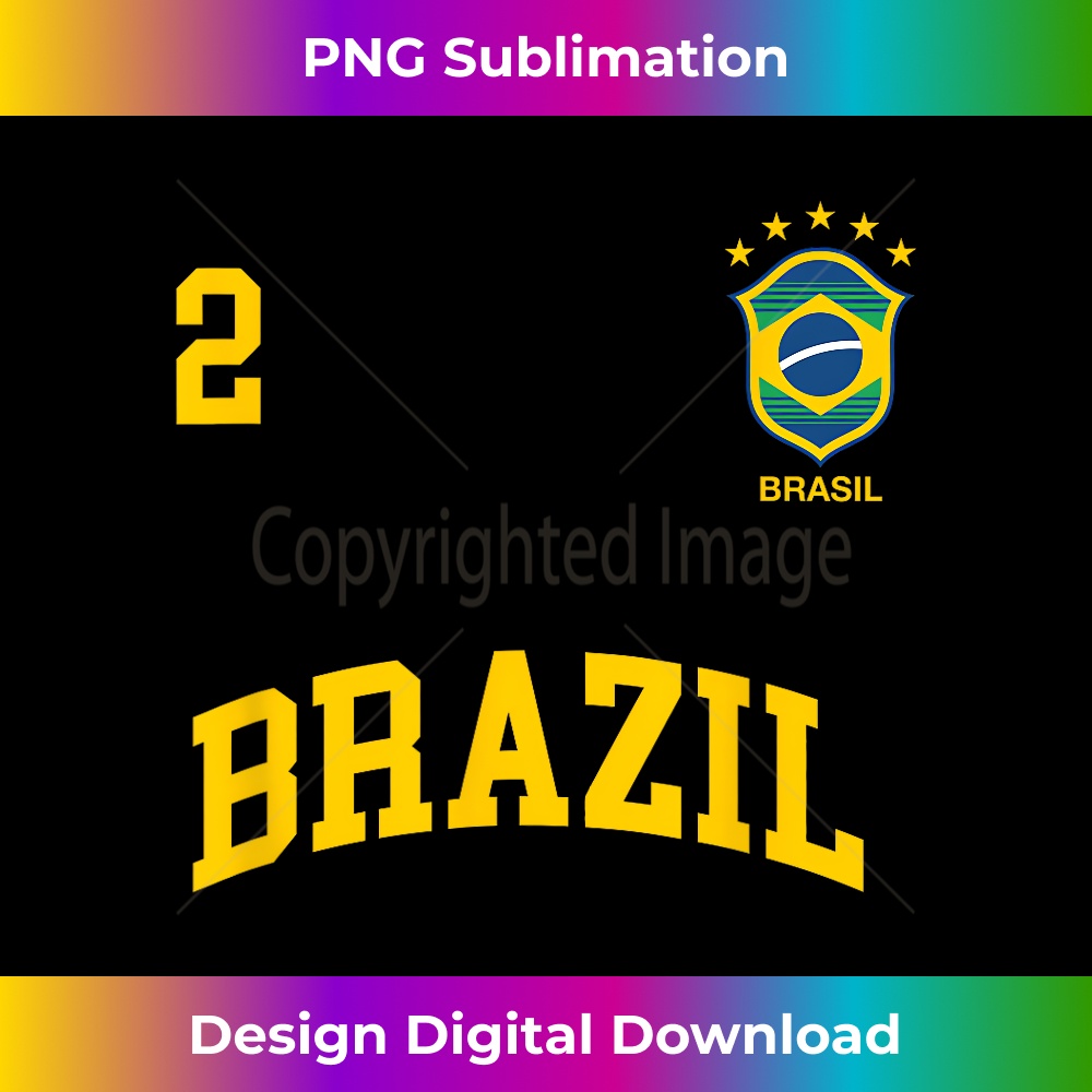 Brazil T- Number 2 (+ BACK) Brazilian Soccer Team - Artisana | Inspire ...