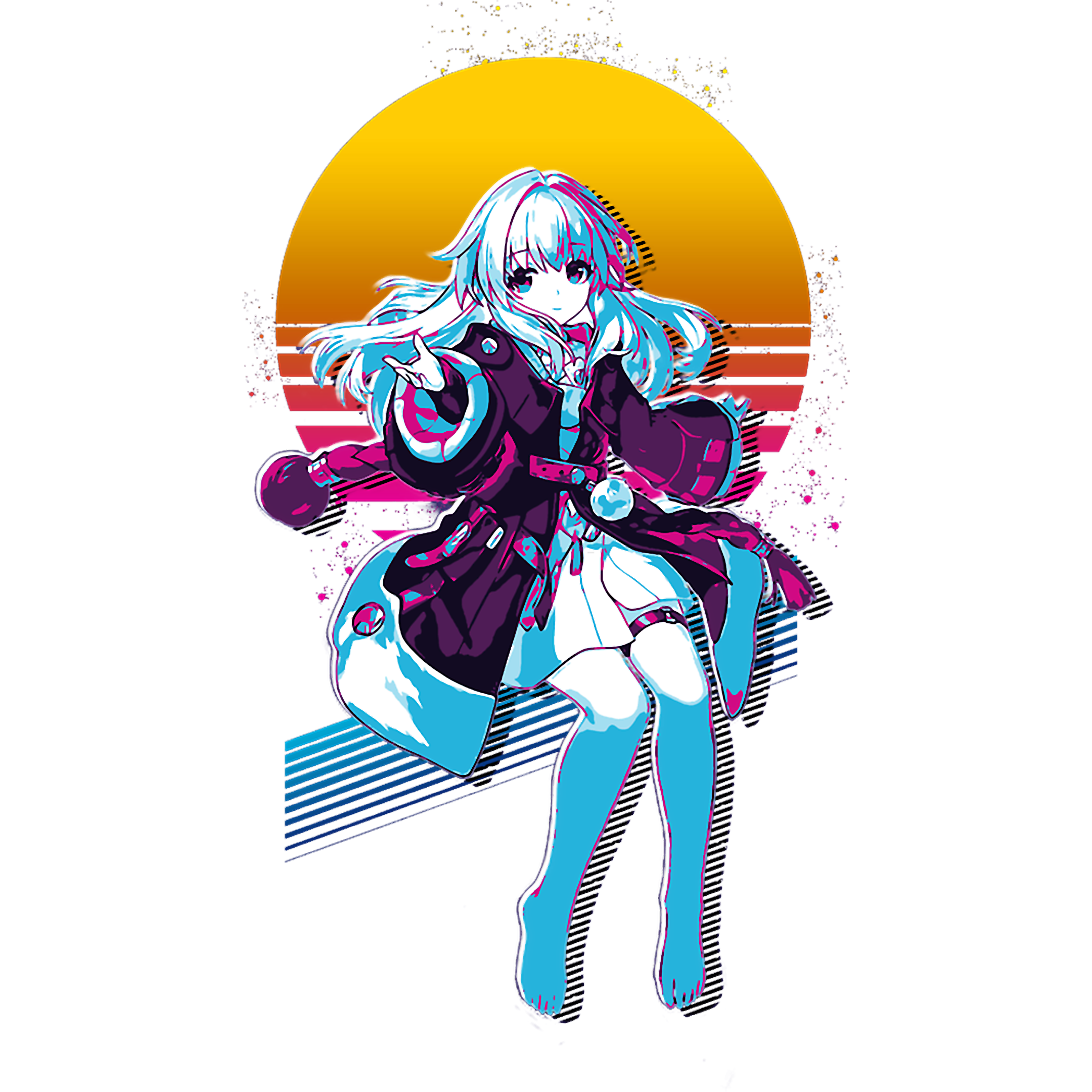 Honkai Star Rail - Clara 80s retro | Inspire Uplift