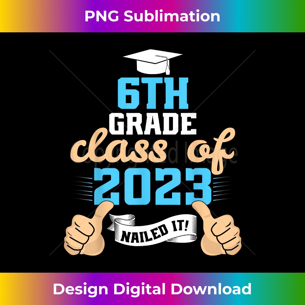Kids 6th Grade Class Of 2023 Girls Boys School Graduation - | Inspire ...
