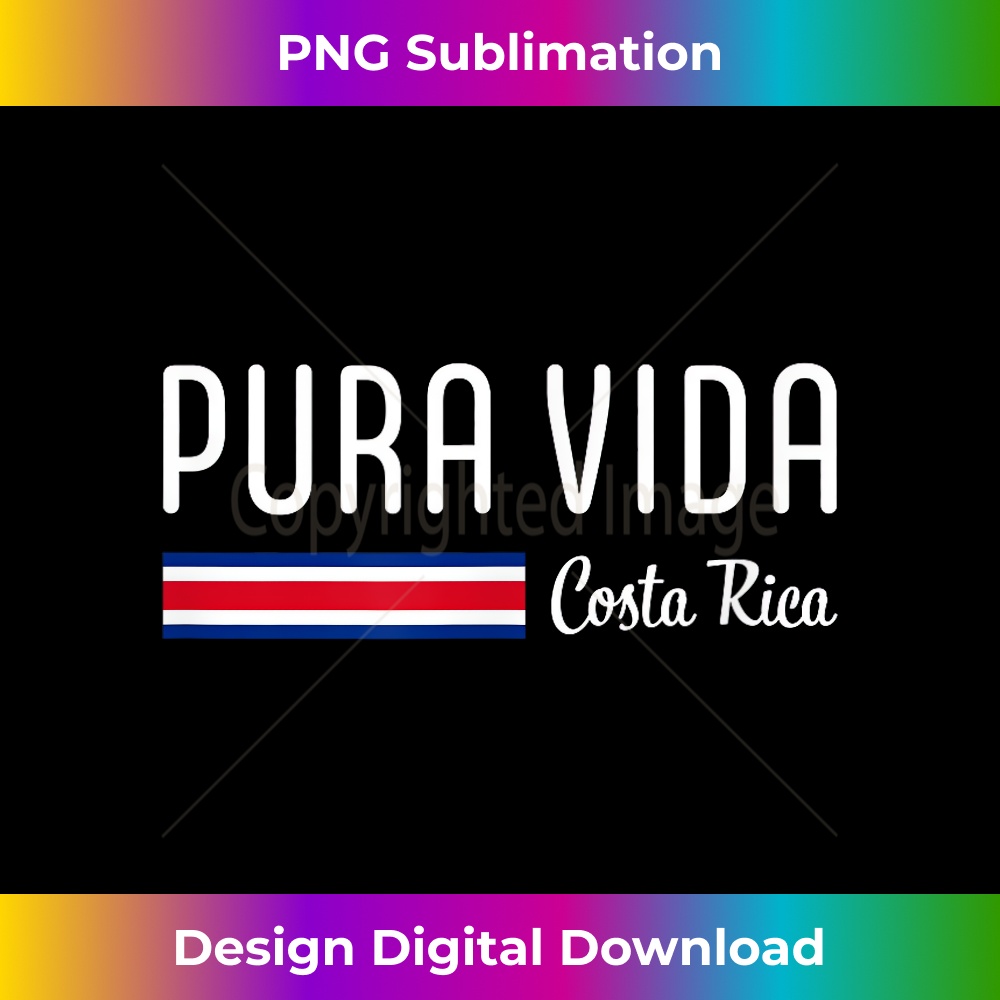 Pura Vida Costa Rica With Costa Rica Flag Colors Pura Vida Inspire