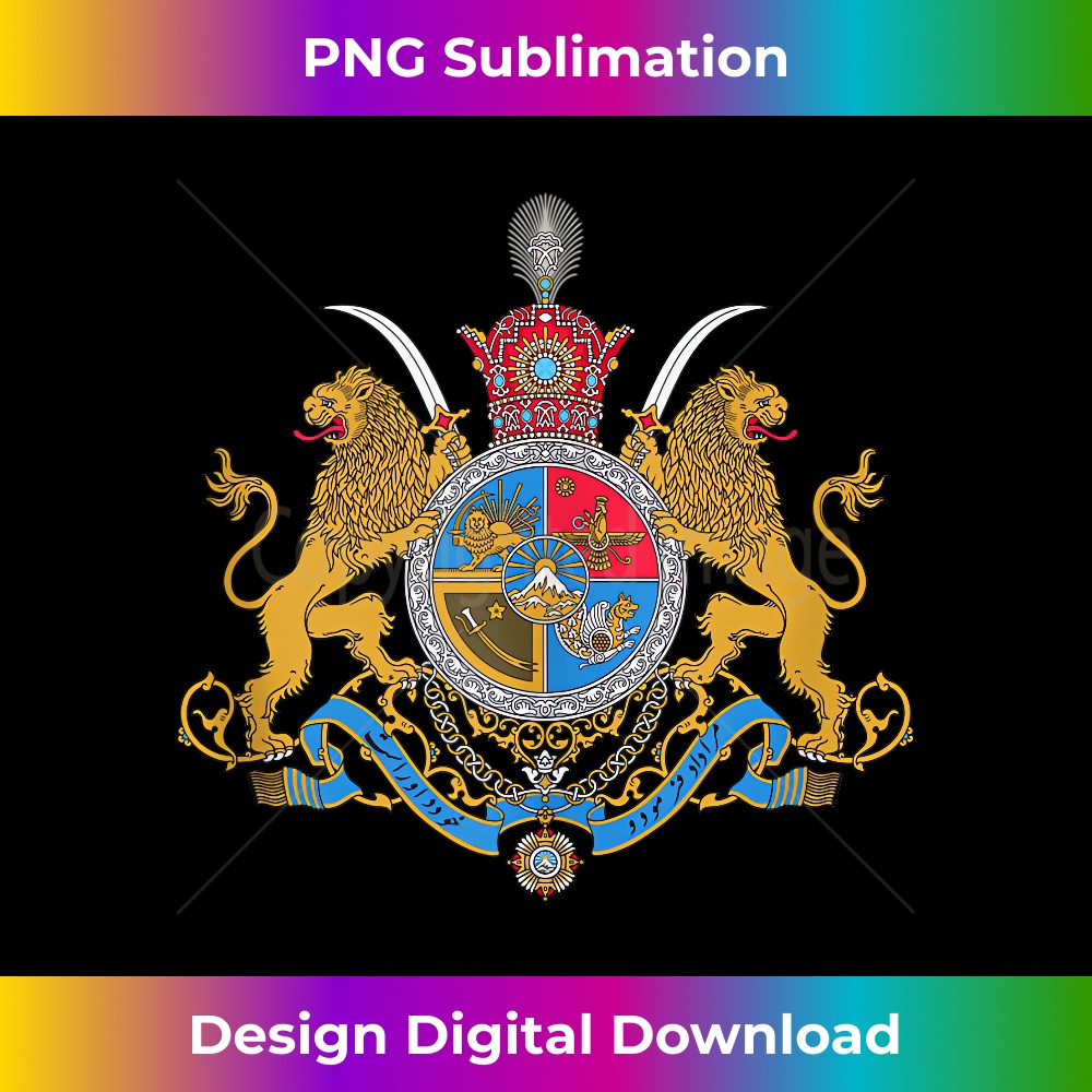 Iran Coat of arms Flag souvenir Iranian Persian Tank Top - E | Inspire ...