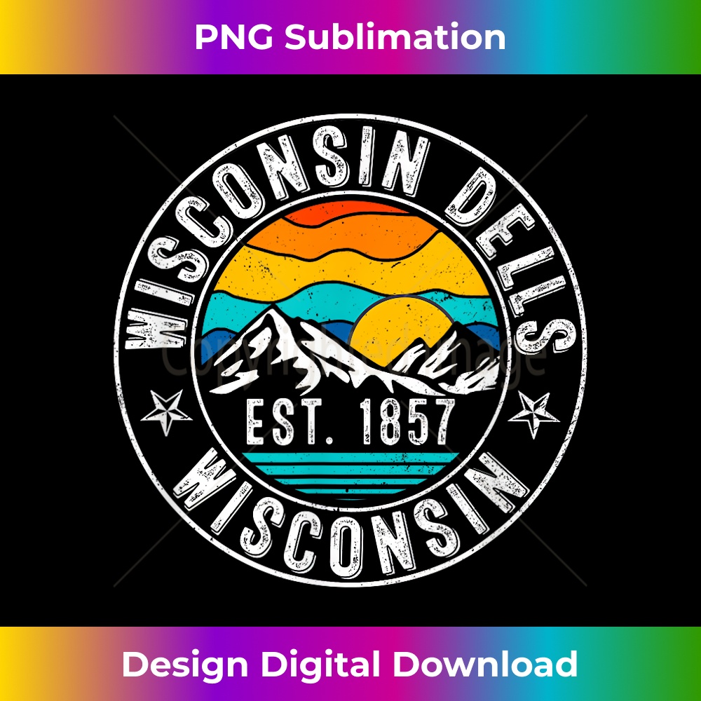 Retro 70s 80s Wisconsin Dells Wisconsin WI - Innovative PNG | Inspire ...