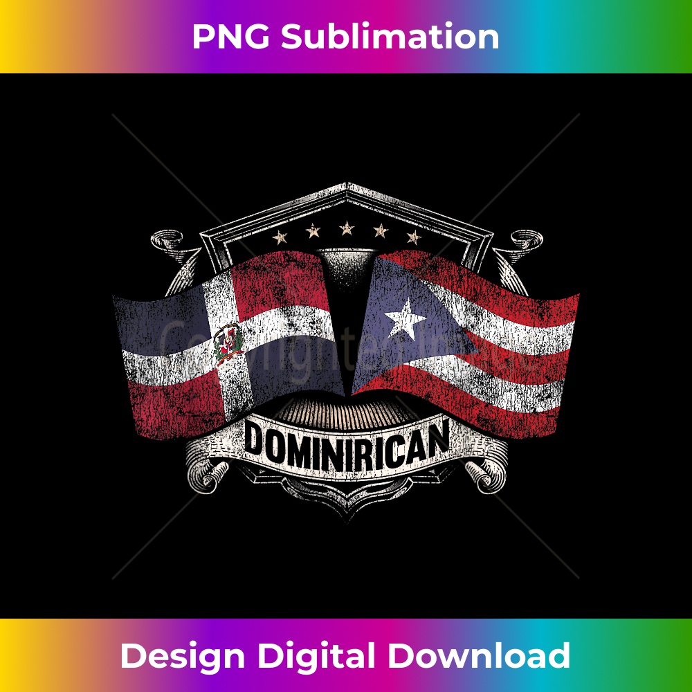 Dominican Republic Puerto Rico Flags Dominirican - Crafted S - Inspire ...