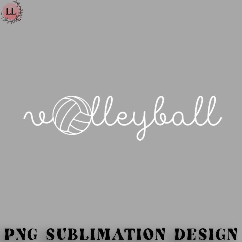 Hockey PNG volleyball cursive with ball | Inspire Uplift