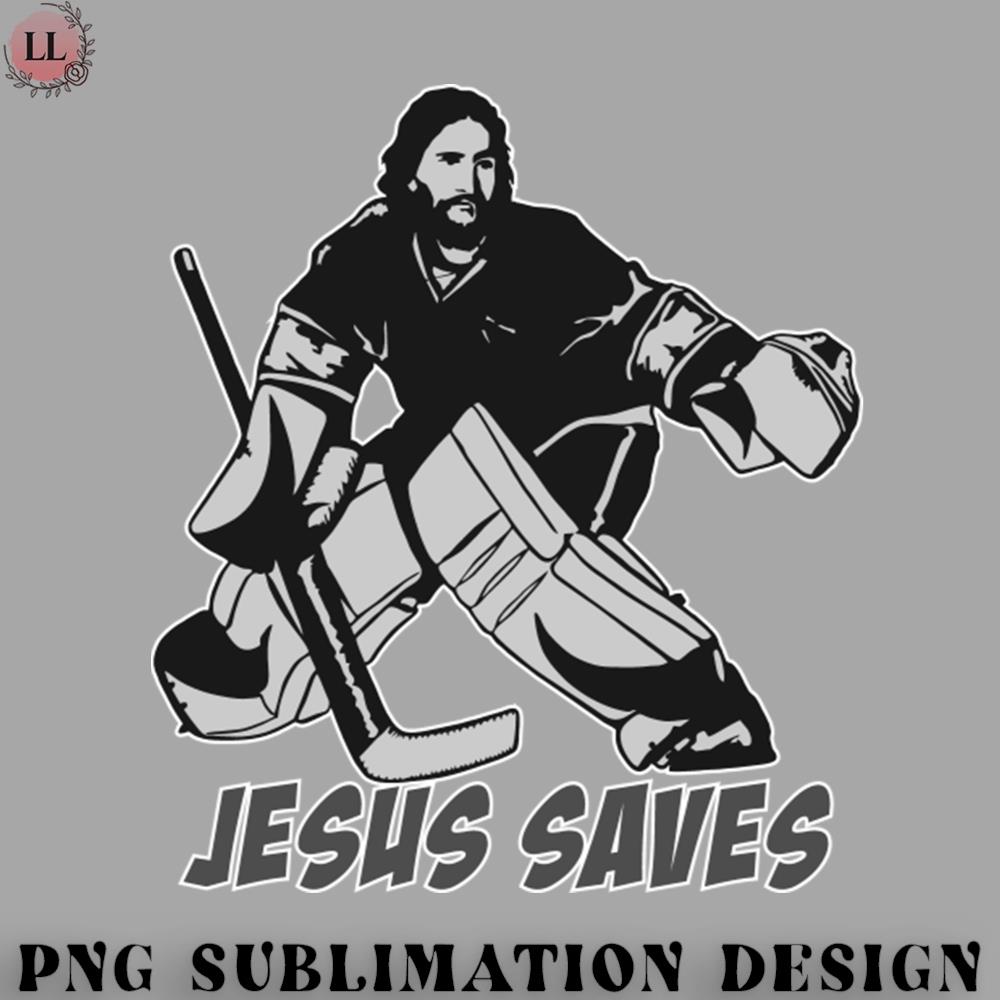 Hockey PNG Jesus Saves Hockey Goalie - Inspire Uplift