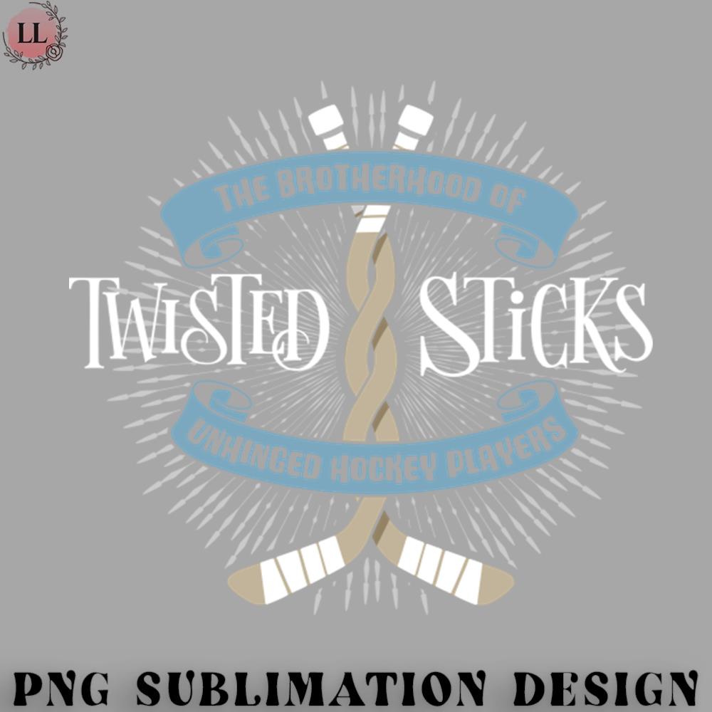 Hockey PNG Twisted Sticks Brotherhood of Unhinged Hockey Pla | Inspire ...