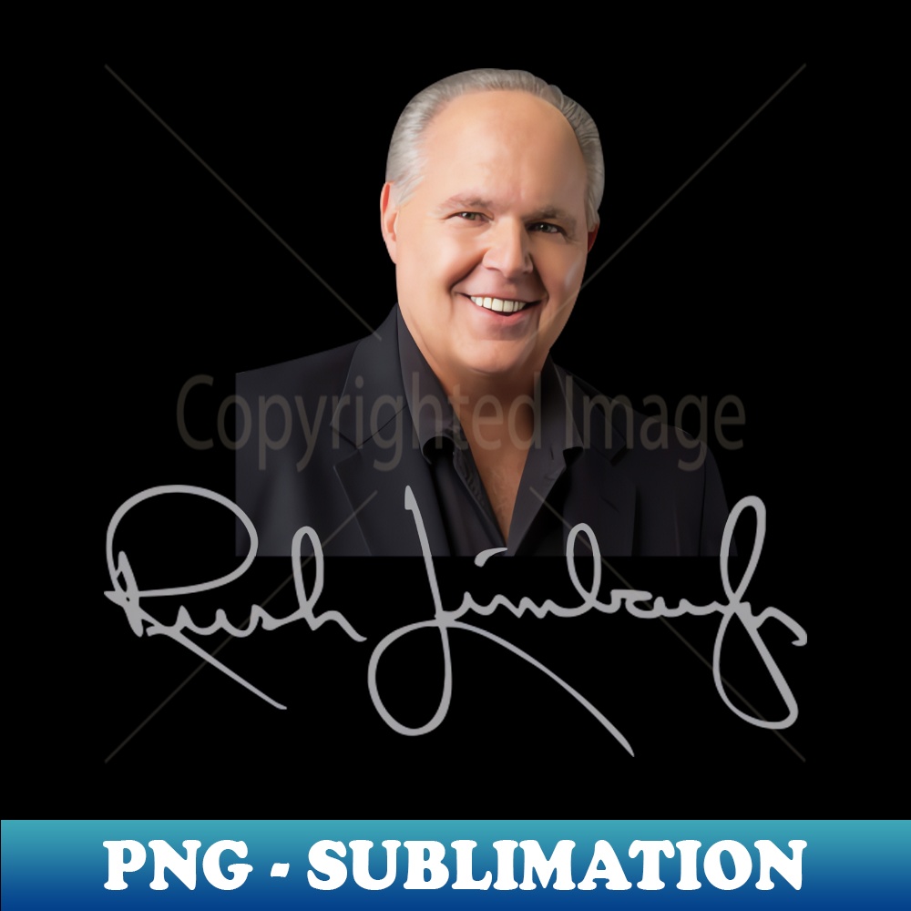 rip rush limbaugh - Sublimation-Ready PNG File - Bring Your | Inspire ...
