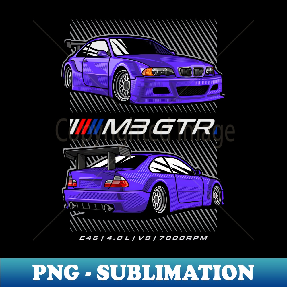 BMW M3 GTR Blue - Stylish Sublimation Digital Download - Cre | Inspire ...