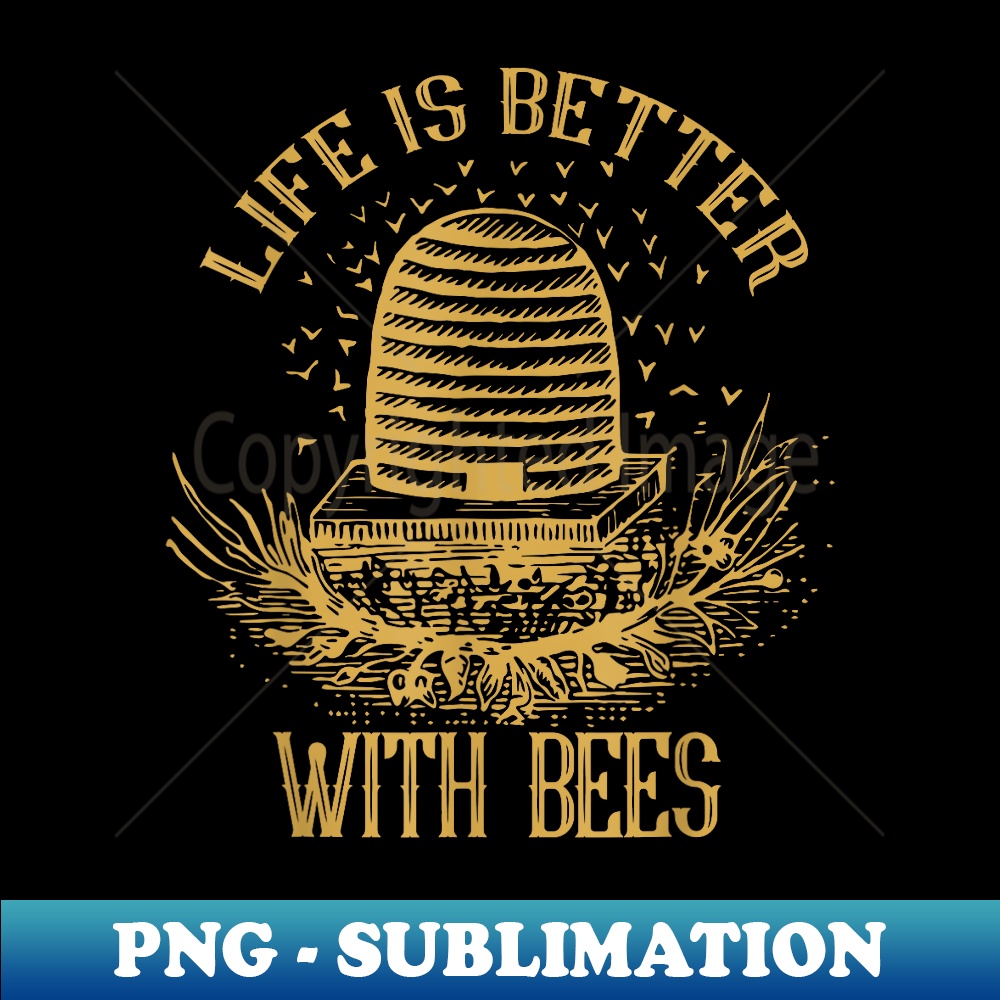 Life Is Better With Bees Bee Biologist Earth Day - High-Qual | Inspire ...