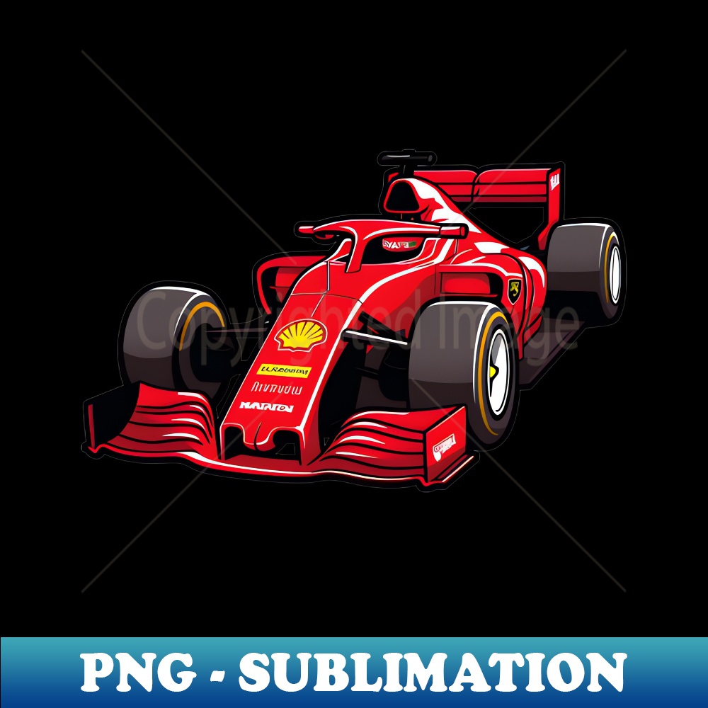 Red Formula 1 Car - Exclusive Sublimation Digital File - Unl | Inspire ...