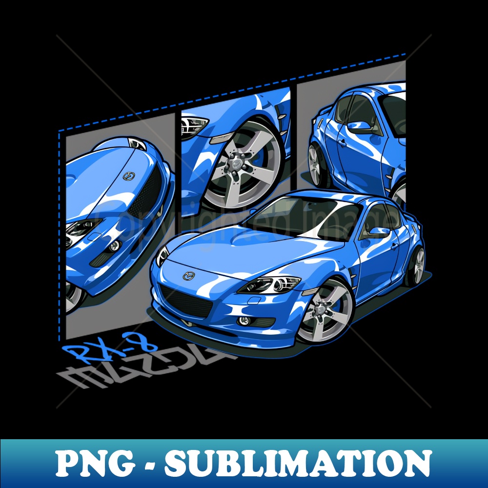 Mazda RX8 JDM Car - Signature Sublimation PNG File - Defying | Inspire ...