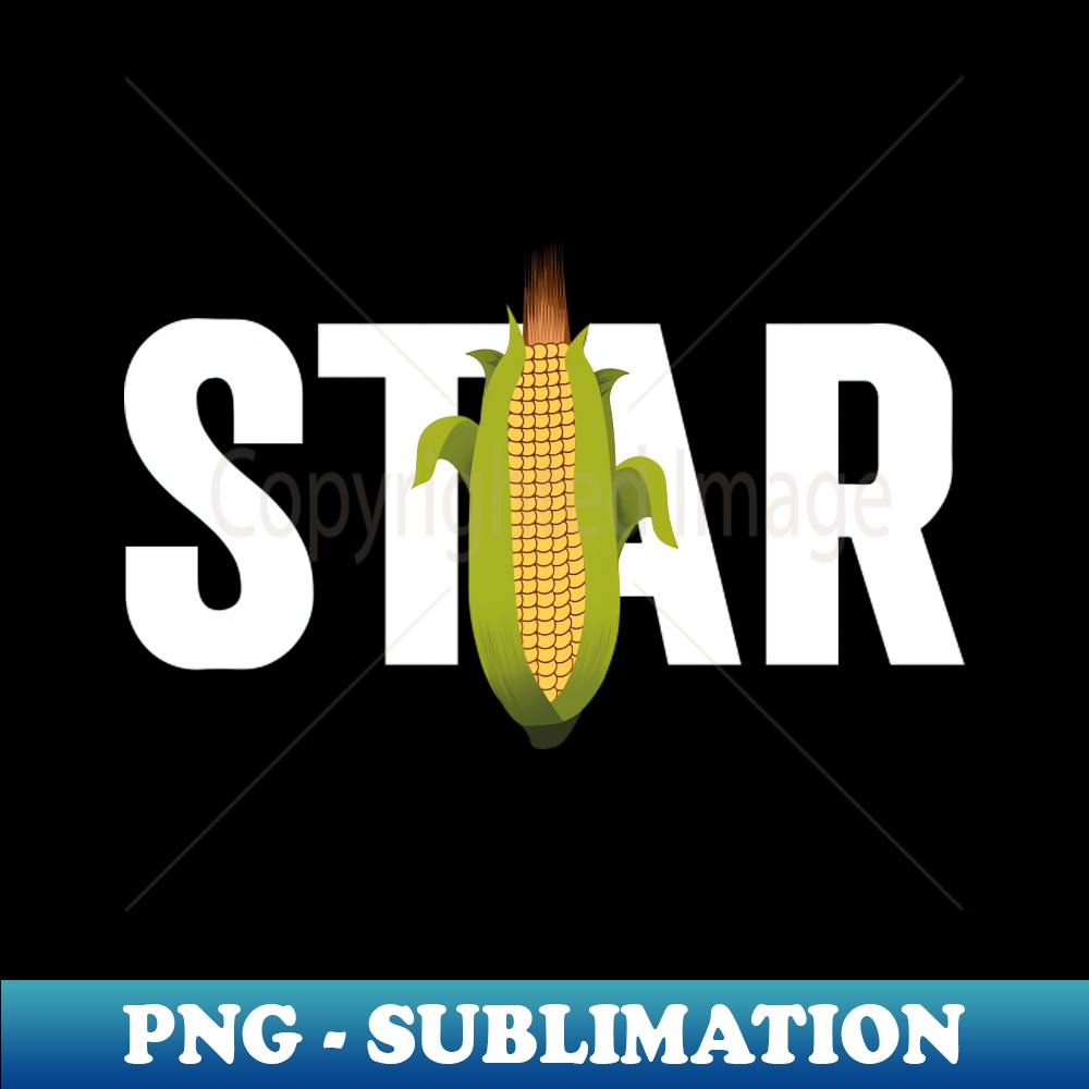 Corn Star - High-Resolution PNG Sublimation File - Perfect f | Inspire ...