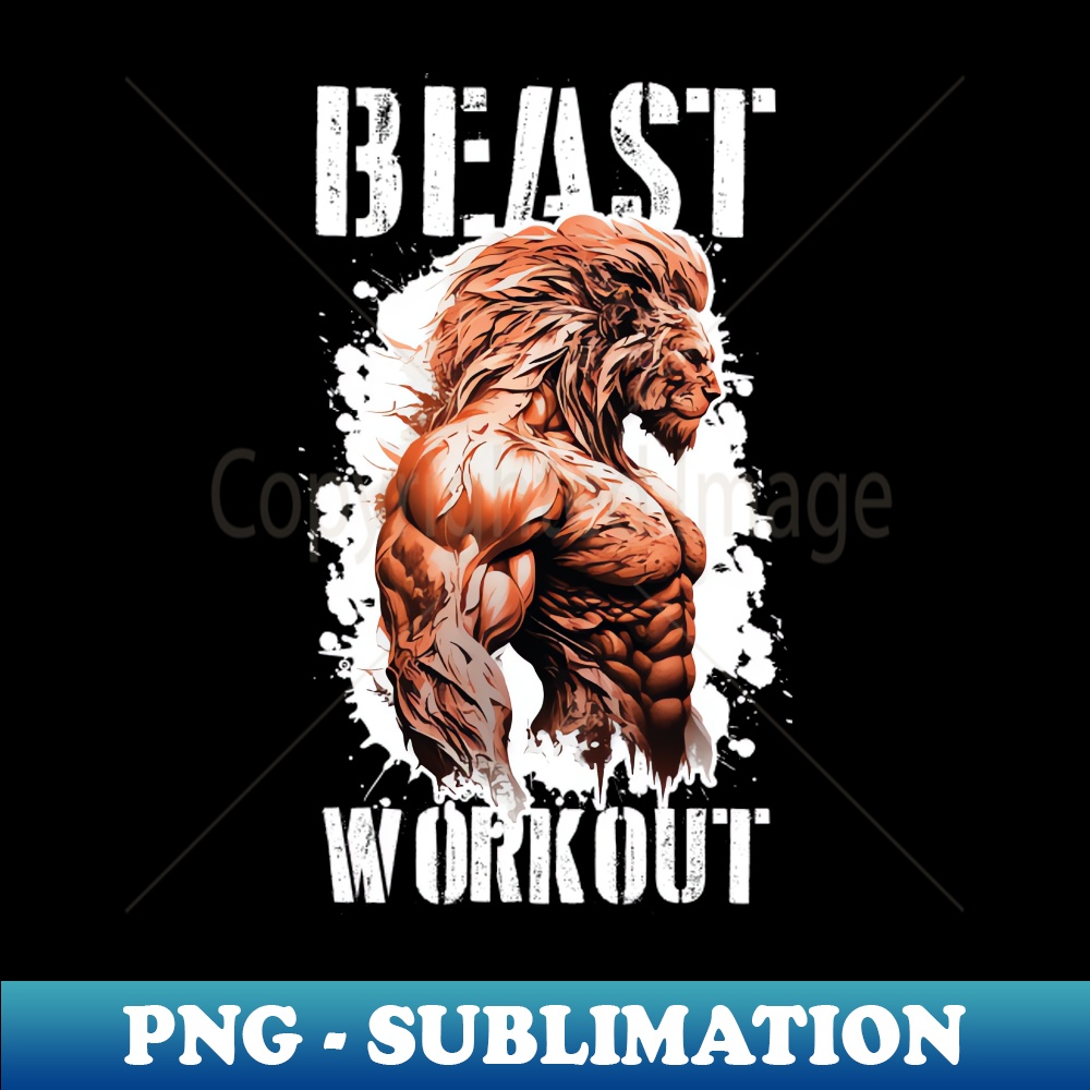 Lion Beast Workout Mythology Warrior Motivation Power Muscle | Inspire ...