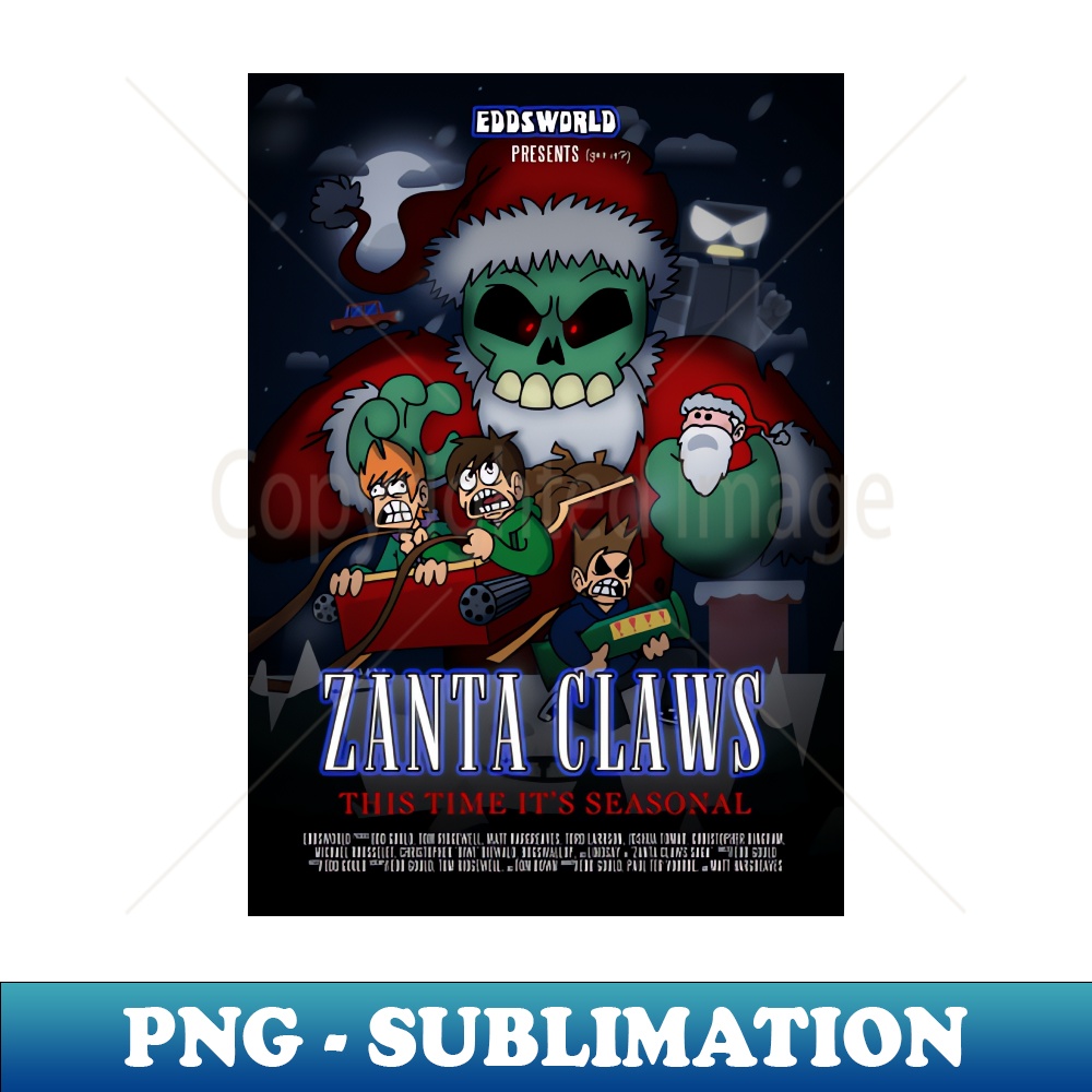 eddsworld zanta claws - Digital Sublimation Download File - | Inspire ...