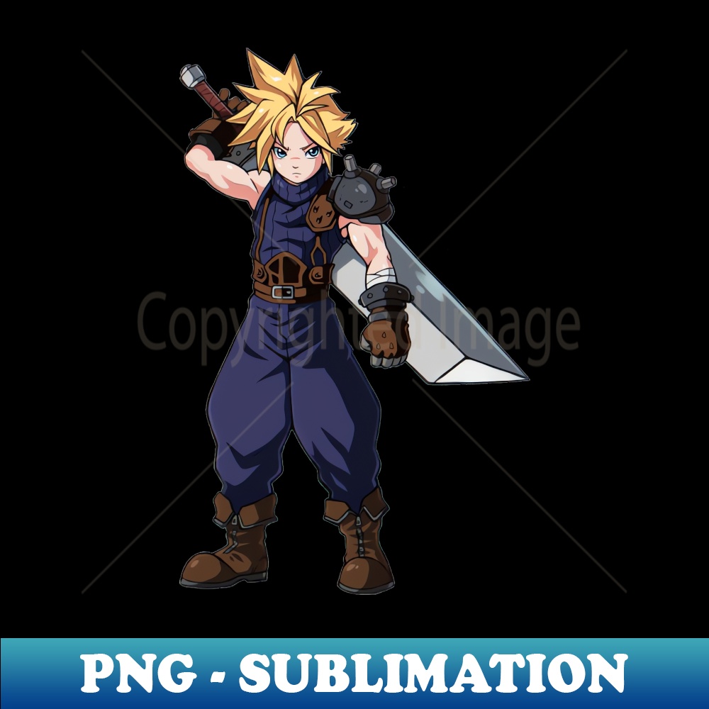 cloud strife - PNG Sublimation Digital Download - Spice Up Y | Inspire ...