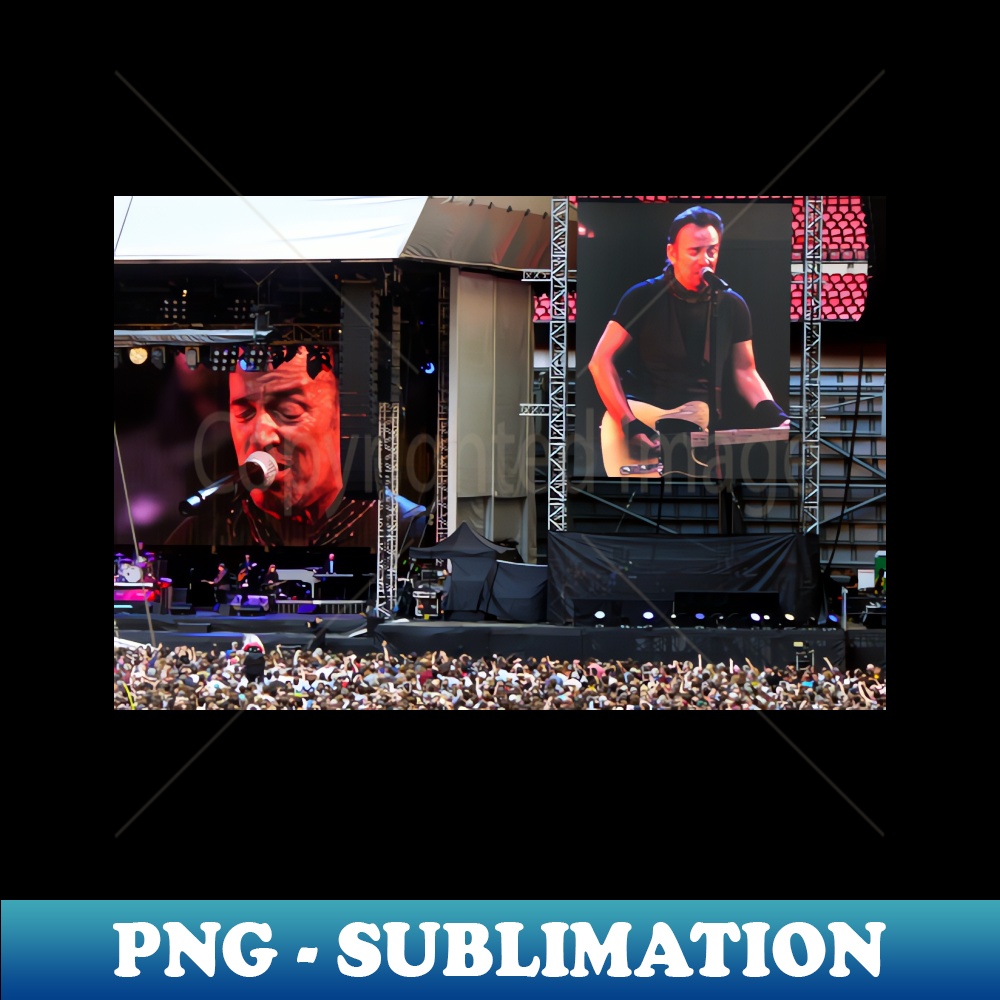 Bruce Springsteen Live At Wembley Stadium - PNG Transparent - Inspire ...