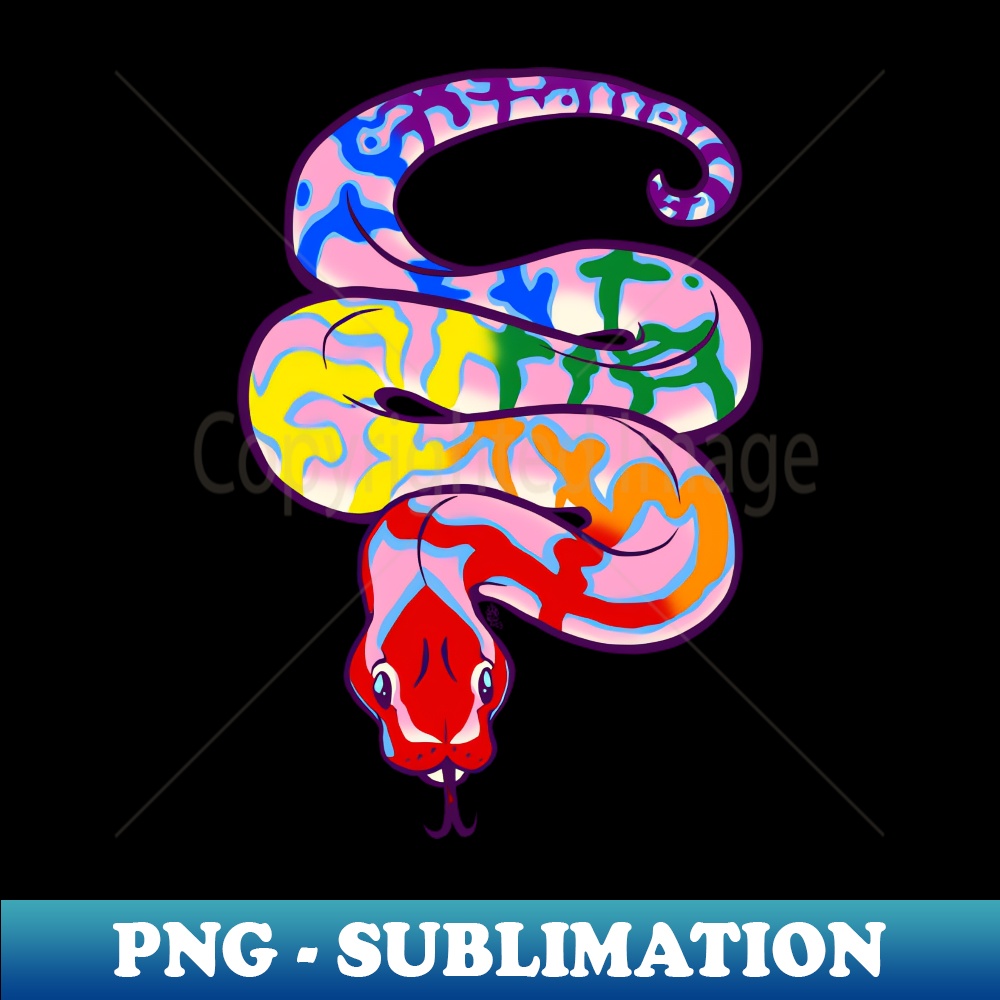 Pride Python - Instant PNG Sublimation Download - Bring Your | Inspire ...