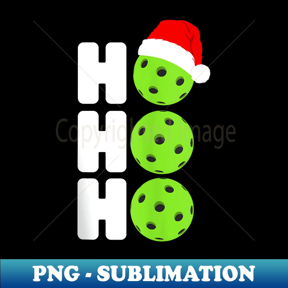 Christmas Pickleball Santa Hat Holiday Ho - Retro PNG Sublim - Inspire ...
