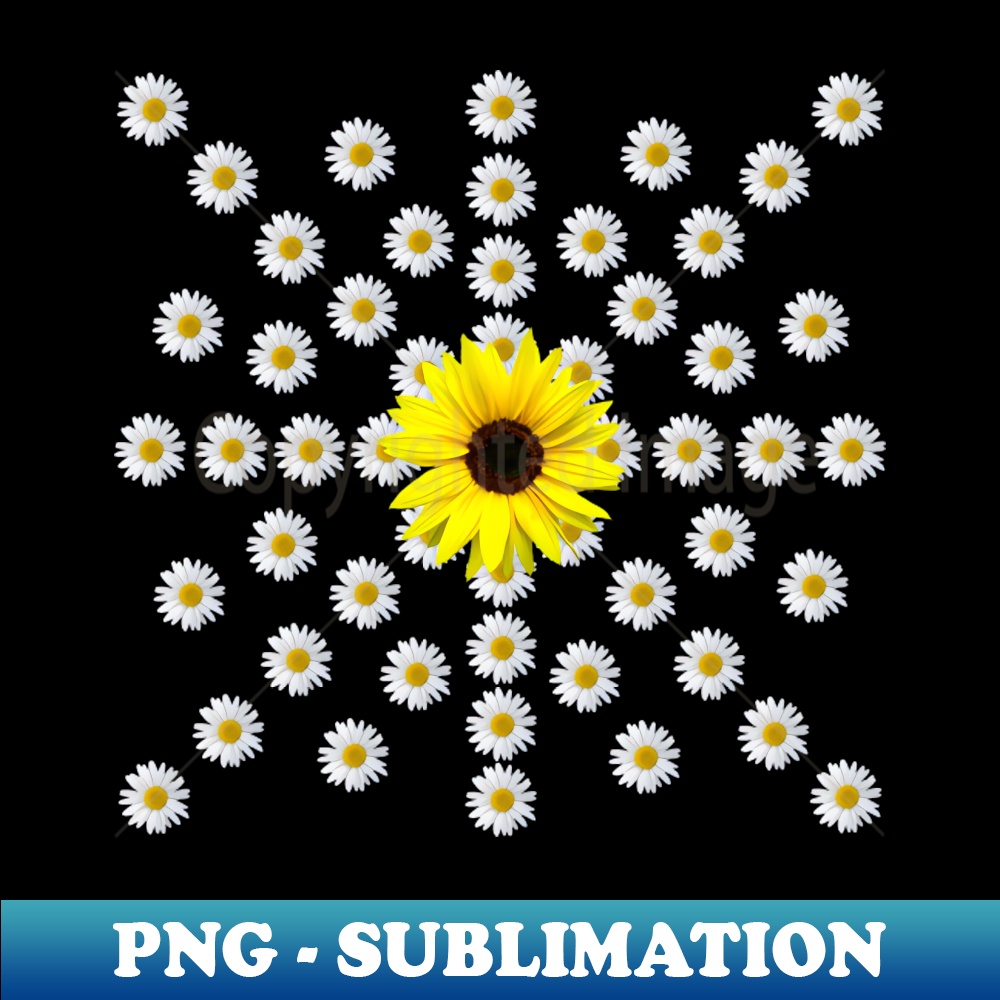 Sunflower Daisy Flower Pattern Daisy - PNG Transparent Subli | Inspire ...
