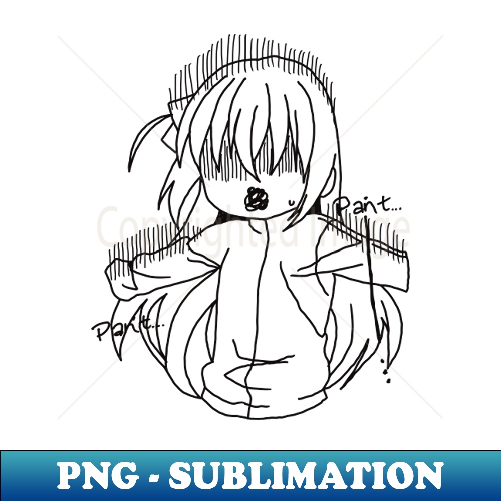 Bocchi hitori gotou panic black - Signature Sublimation PNG | Inspire ...