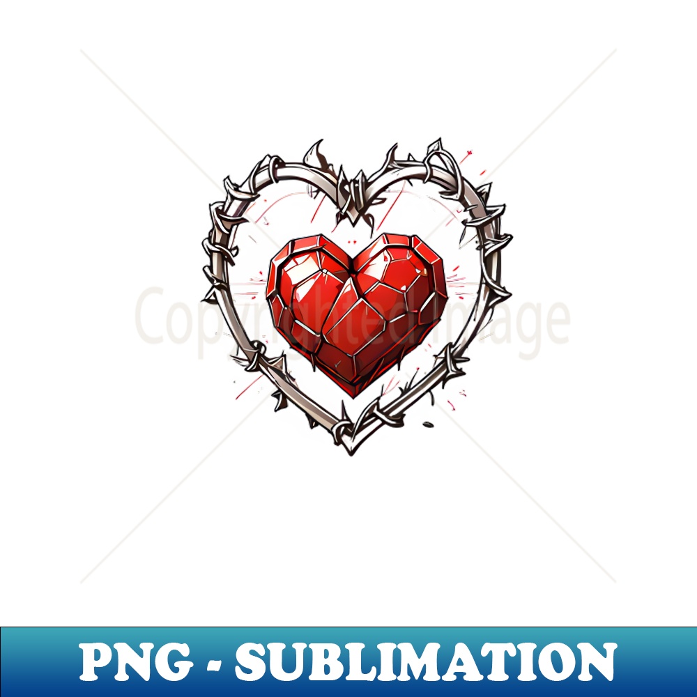 Heart and Thorns NBG Two - Modern Sublimation PNG File - Def | Inspire ...