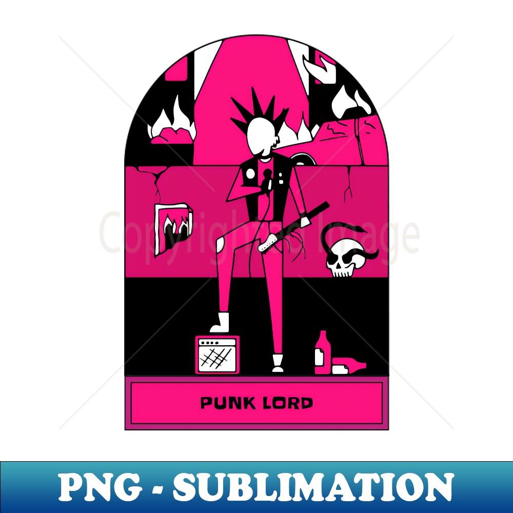 Punk Lord version 1 - High-Resolution PNG Sublimation File - - Inspire ...