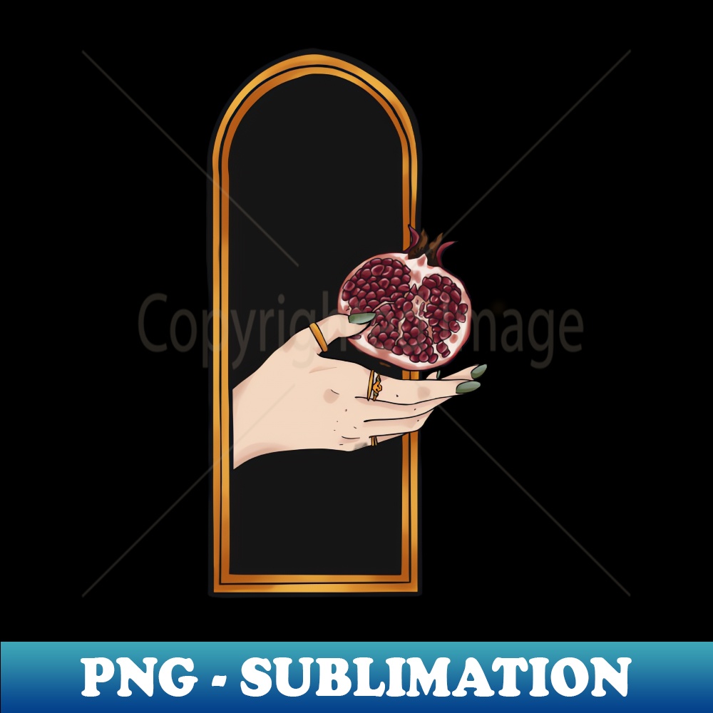 Persephone Pomegranate - PNG Transparent Sublimation Design | Inspire ...