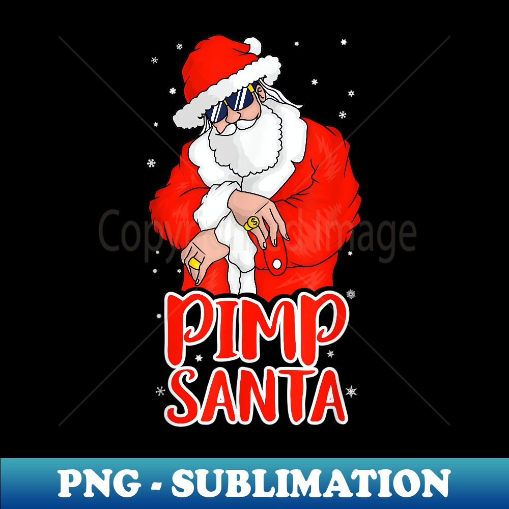 Funny Pimp Santa Claus Inappropriate Funny Christmas Adult - - Inspire ...