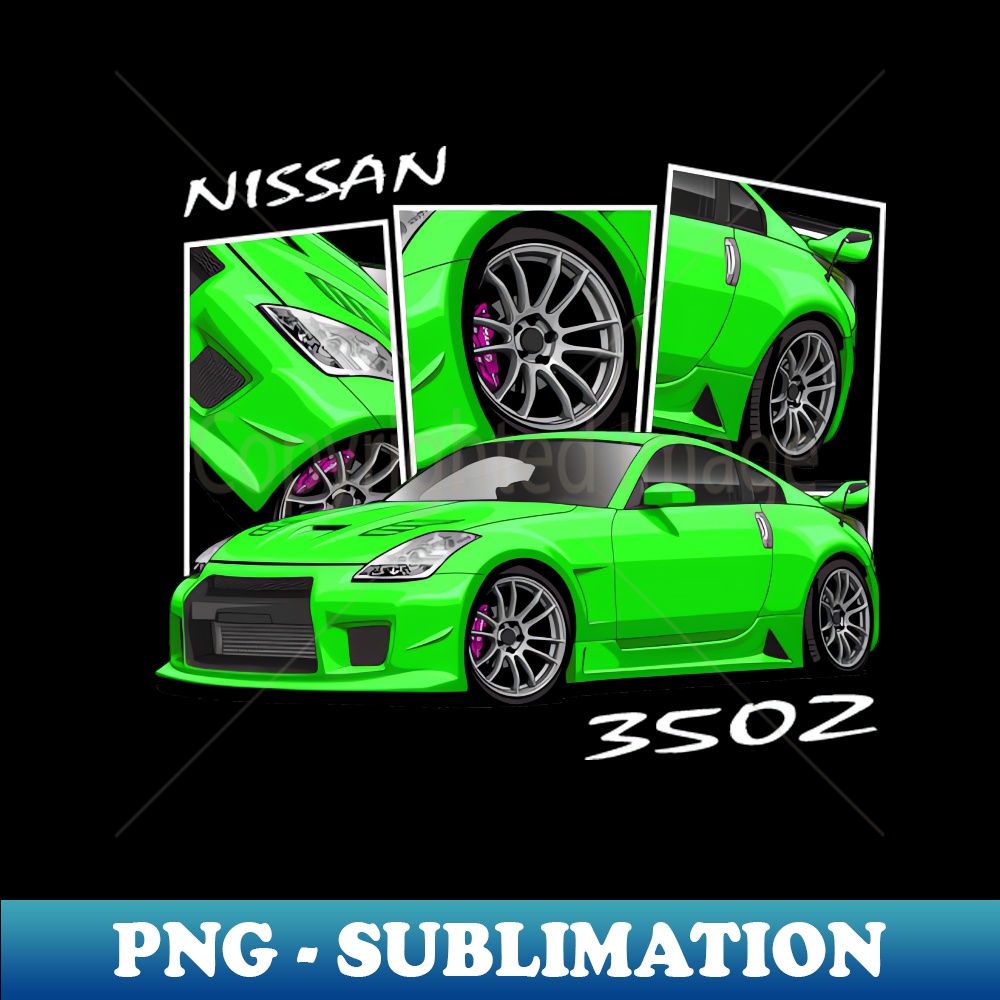 Nissan 350Z JDM Car - Premium PNG Sublimation File - Unleash - Inspire ...