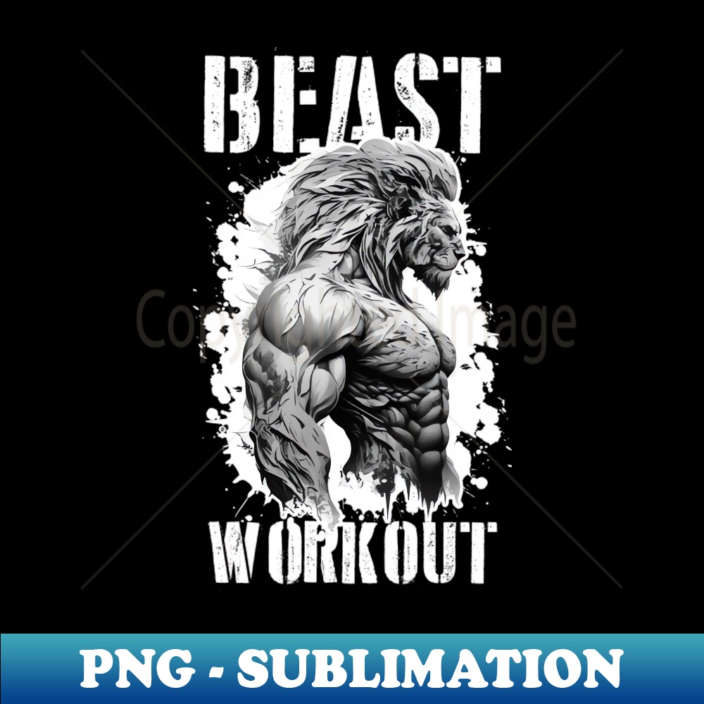 Lion Beast Workout Power Muscles Leo Bodybuilding Gym Fitnes | Inspire ...