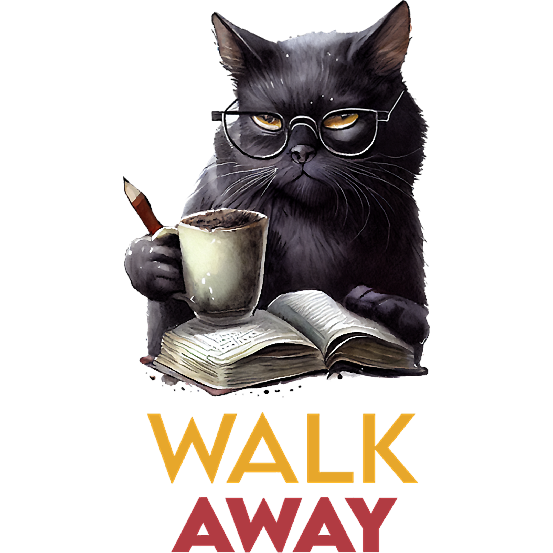 Grumpy Cat Walk Away | Inspire Uplift