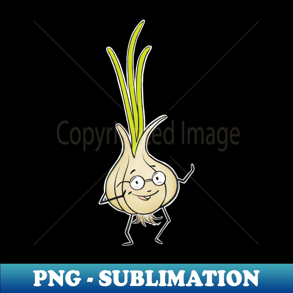 Cute Garlic - PNG Transparent Sublimation Design - Capture I | Inspire ...