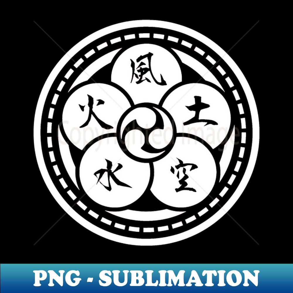 The Book of Five Rings Crest Miyamoto Musashi T-Shirt White | Inspire ...