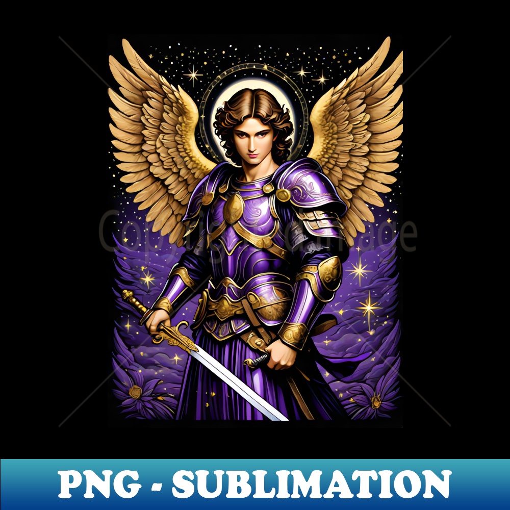 Archangel Michael - PNG Transparent Sublimation Design - Cre - Inspire ...