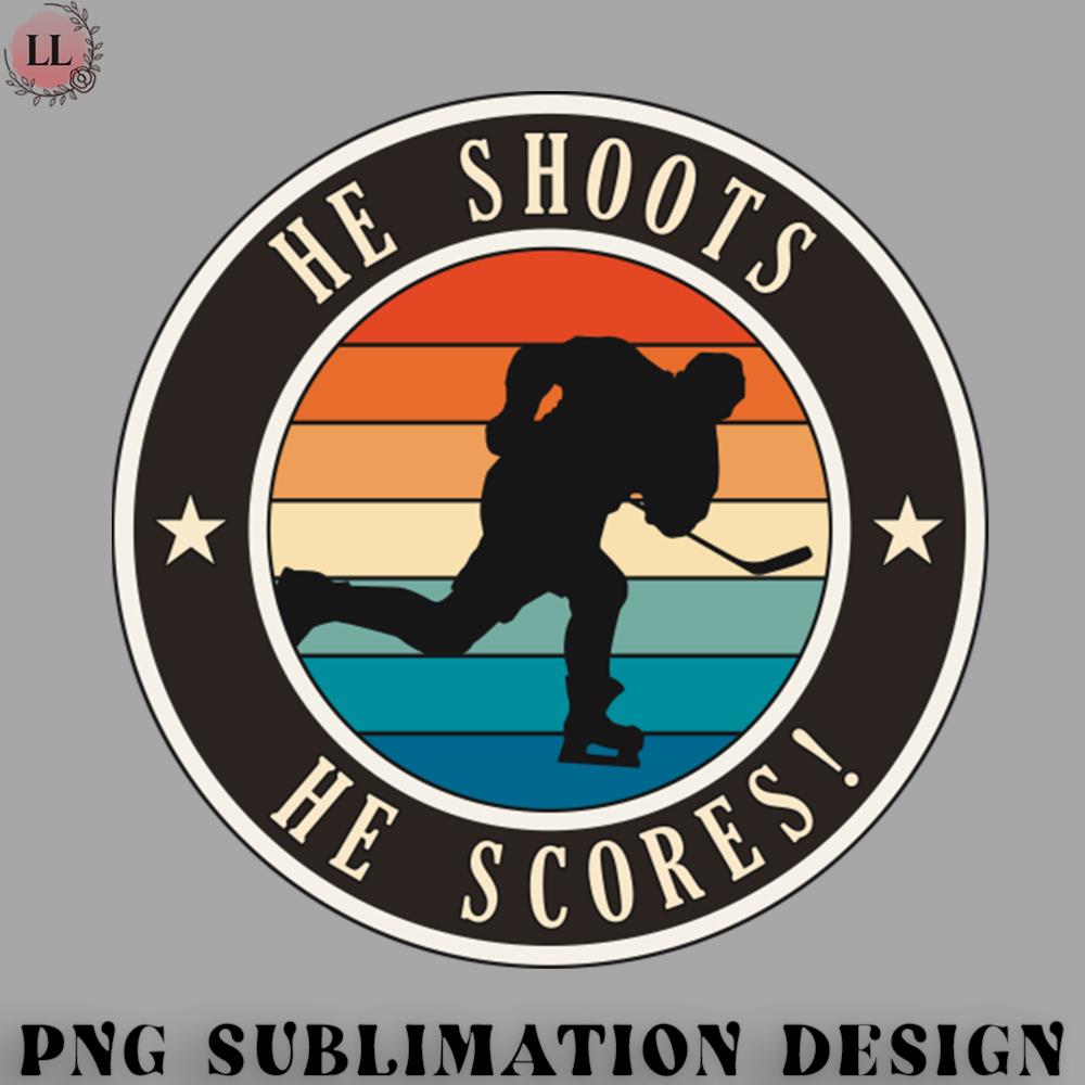 Hockey PNG He Shoots He Scores | Inspire Uplift