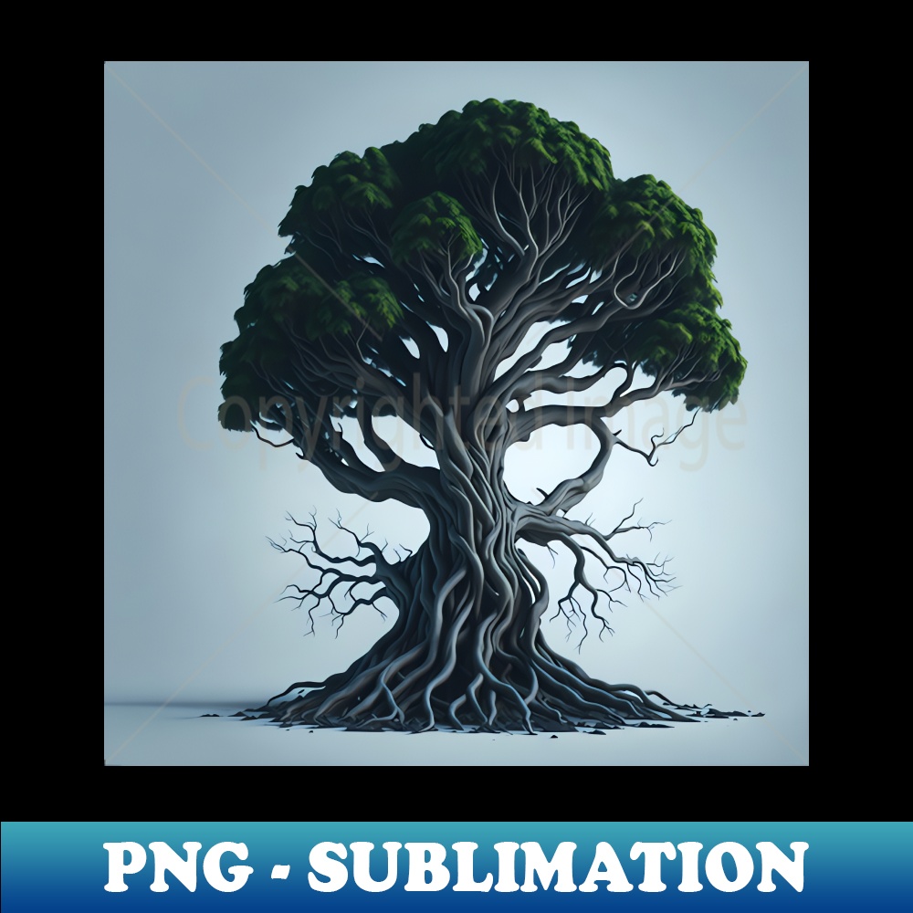 gigantic greenery tree with roots and branches - PNG Sublima | Inspire ...