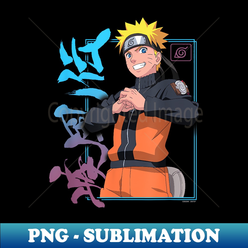 Naruto Shippuden Naruto Kanji Frame - Digital Sublimation Do | Inspire ...