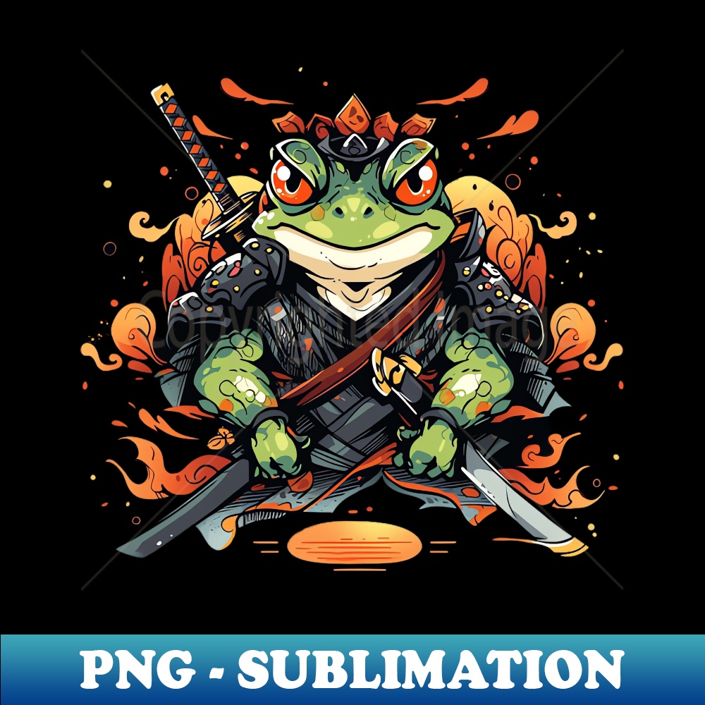 samurai frog - Professional Sublimation Digital Download - C - Inspire ...