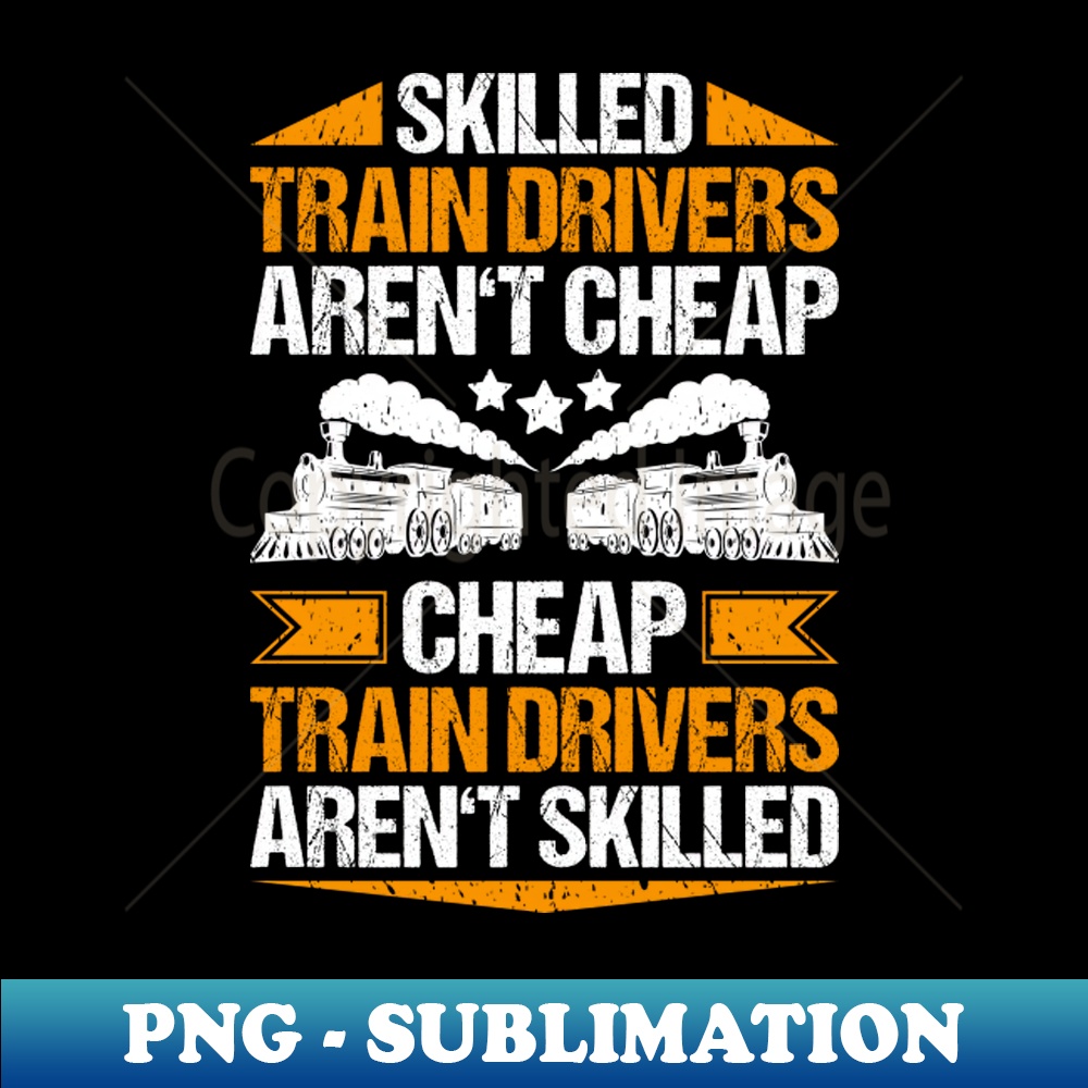 Train Driver Railroad Engineer Locomotive Engineer - Vintage | Inspire ...