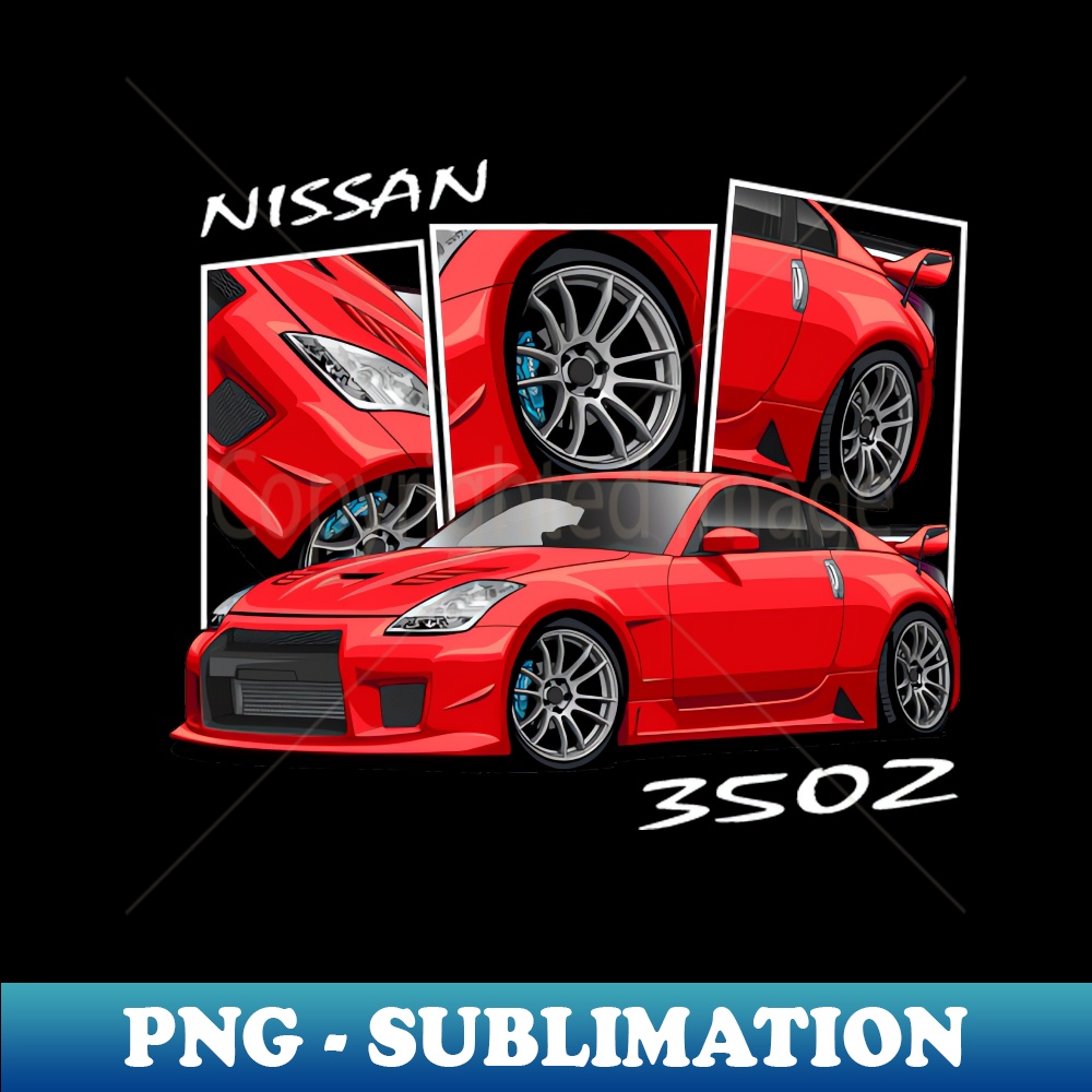 Nissan 350Z JDM Car - Sublimation-Ready PNG File - Perfect f | Inspire ...