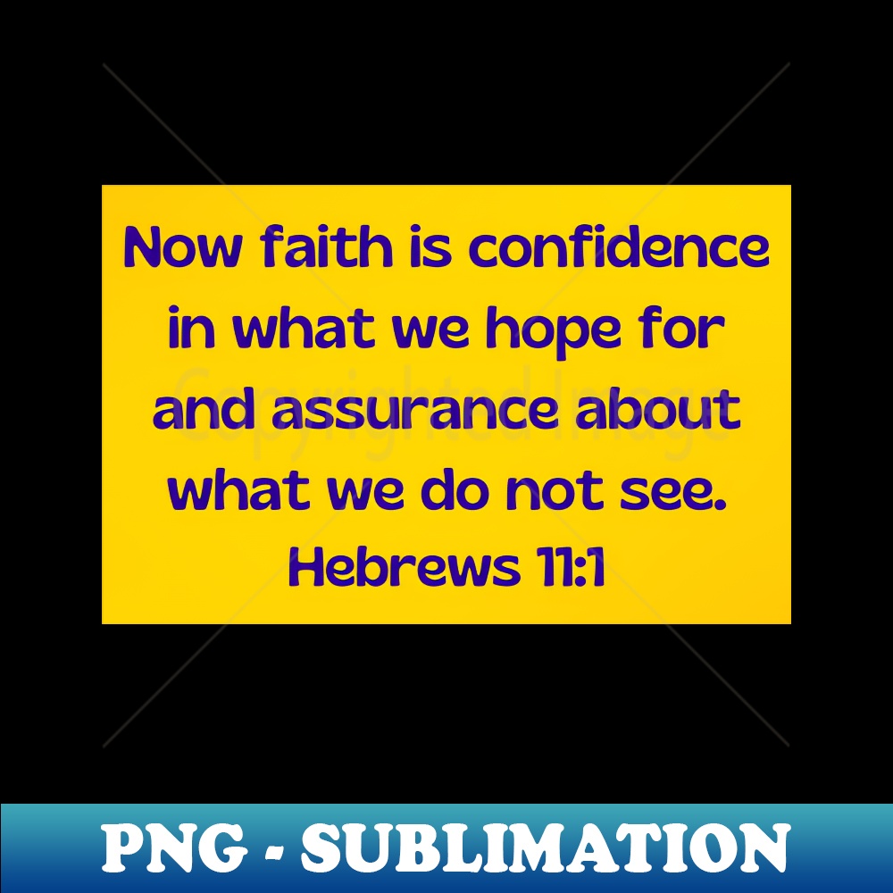 Bible Verse Hebrews 111 - Aesthetic Sublimation Digital File | Inspire ...