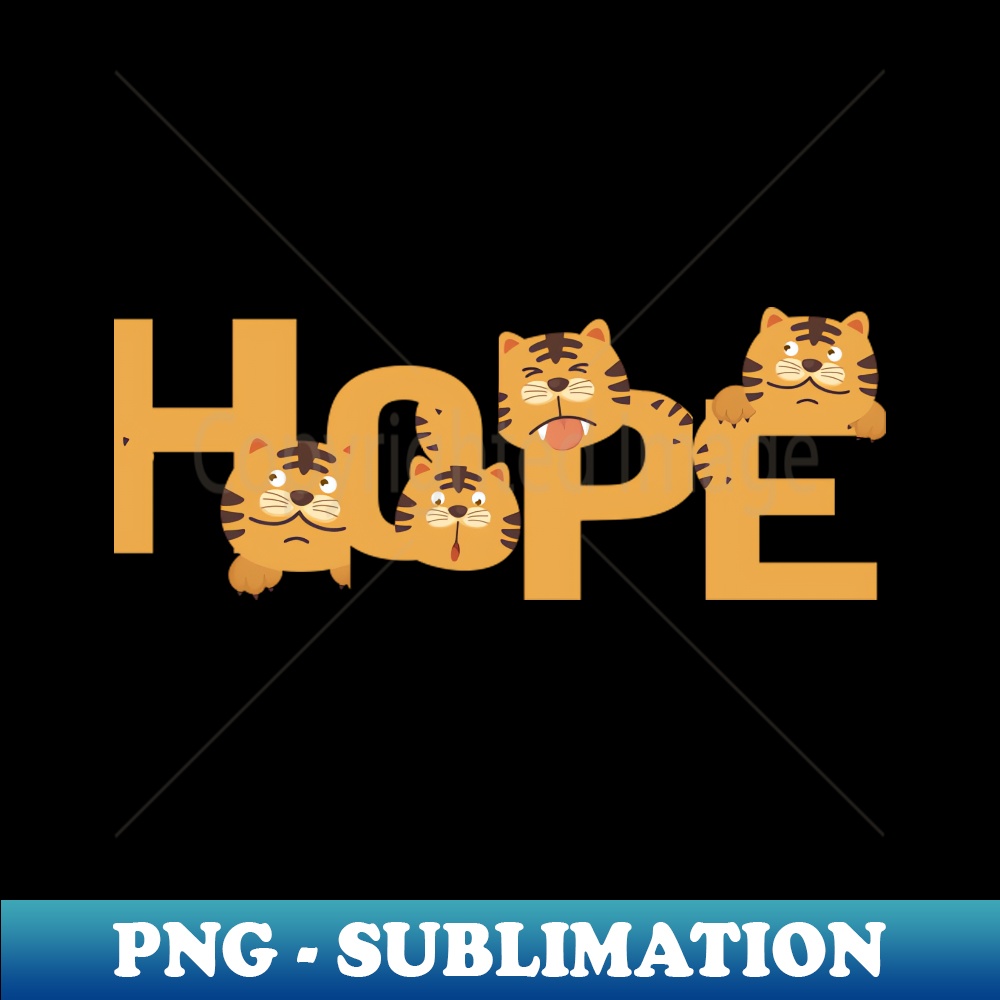 Hope - PNG Transparent Digital Download File for Sublimation - Inspire ...