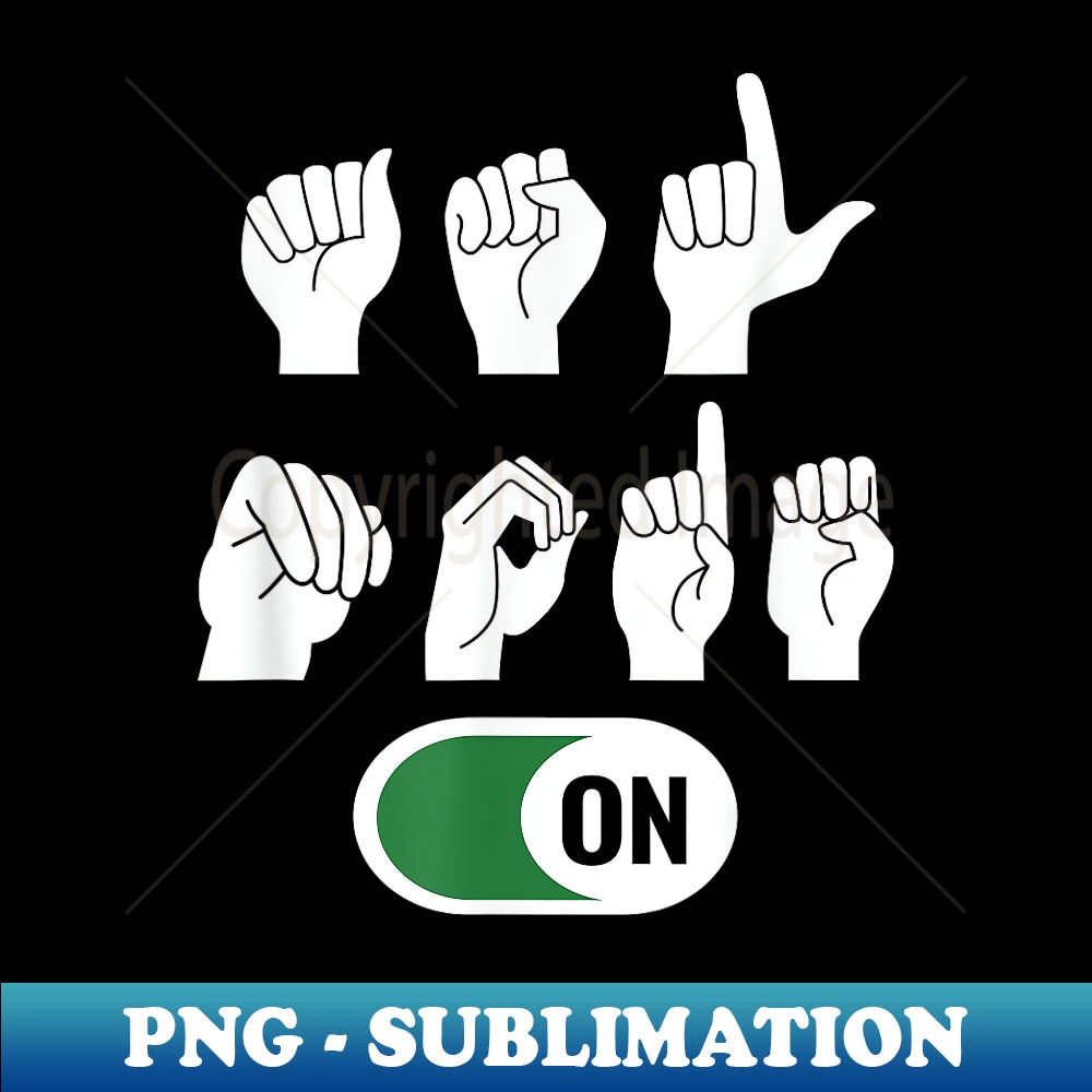 ASL Mode On American Sign Language - PNG Transparent Sublima | Inspire ...
