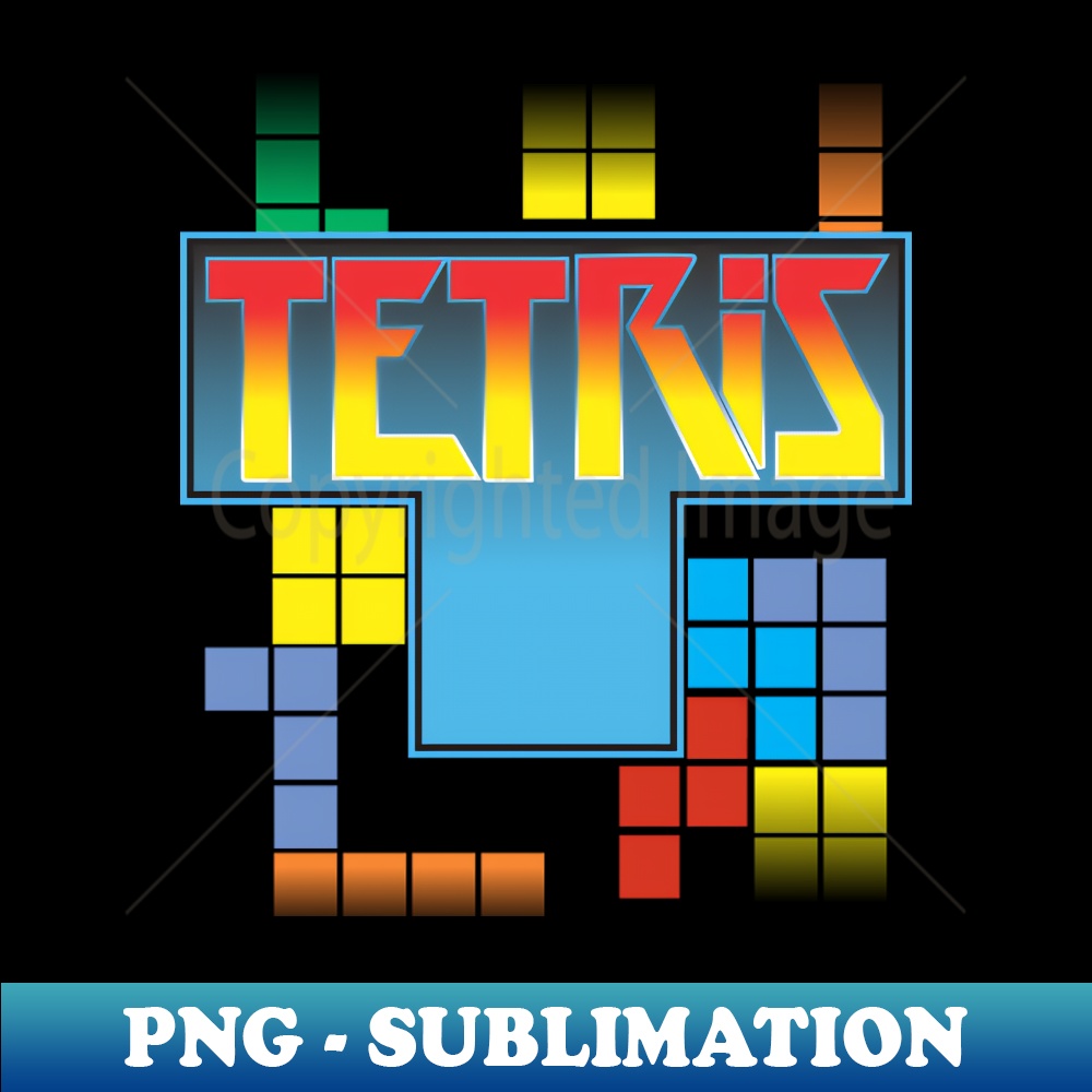 Tetris Block - PNG Transparent Sublimation Design - Capture - Inspire ...