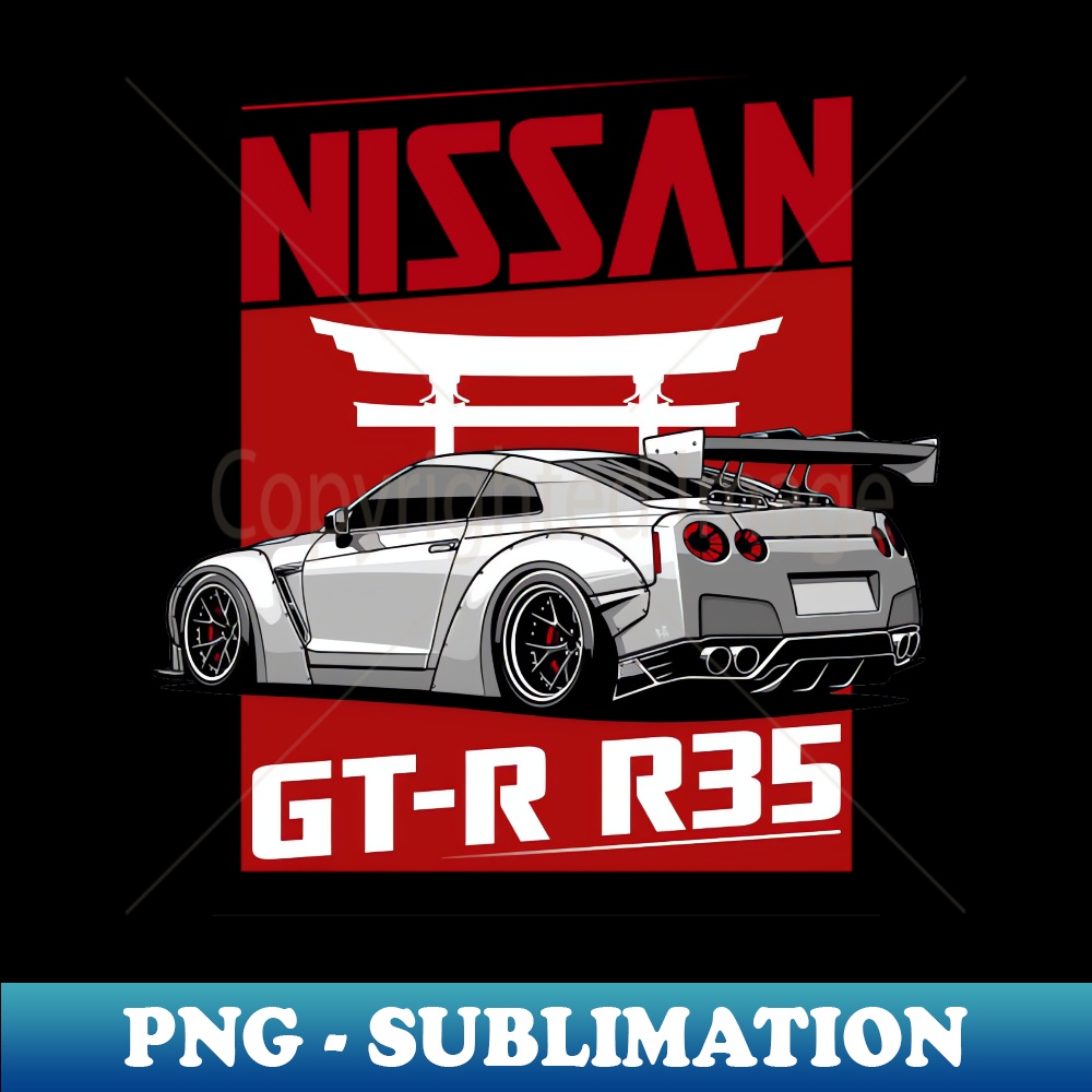 Nissan GTR R35 GT-R - Special Edition Sublimation PNG File - | Inspire ...