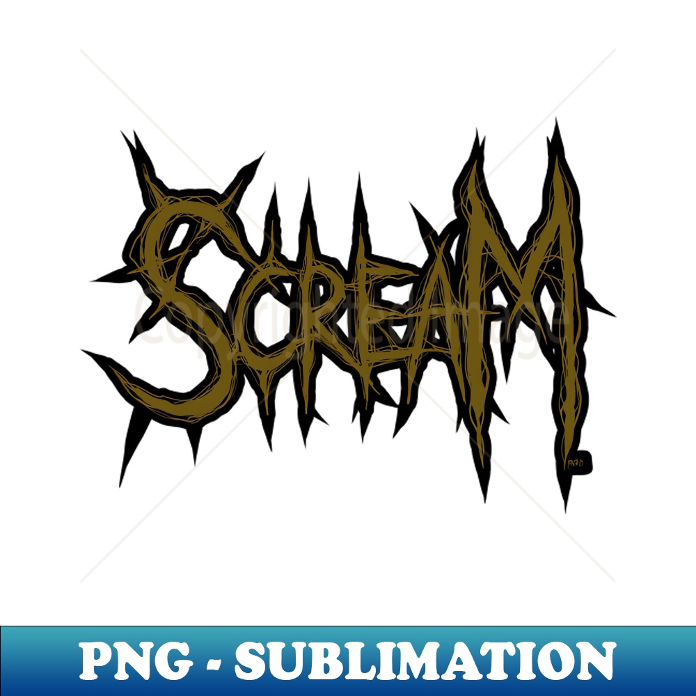 Scream - Digital Sublimation Download File - Perfect for Per | Inspire ...